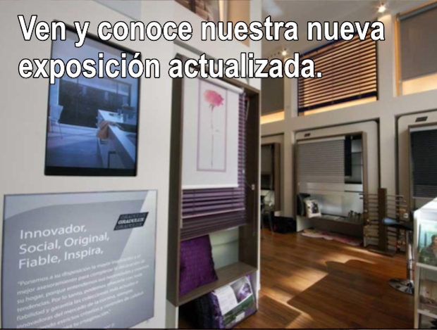 Ven y conocenos foto izquierda | Tienda de cortinas y estores en Alicante